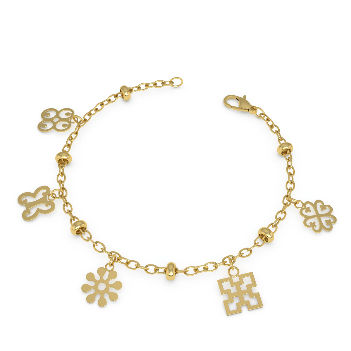 Adinkra Charm Bracelet – SueShimmers