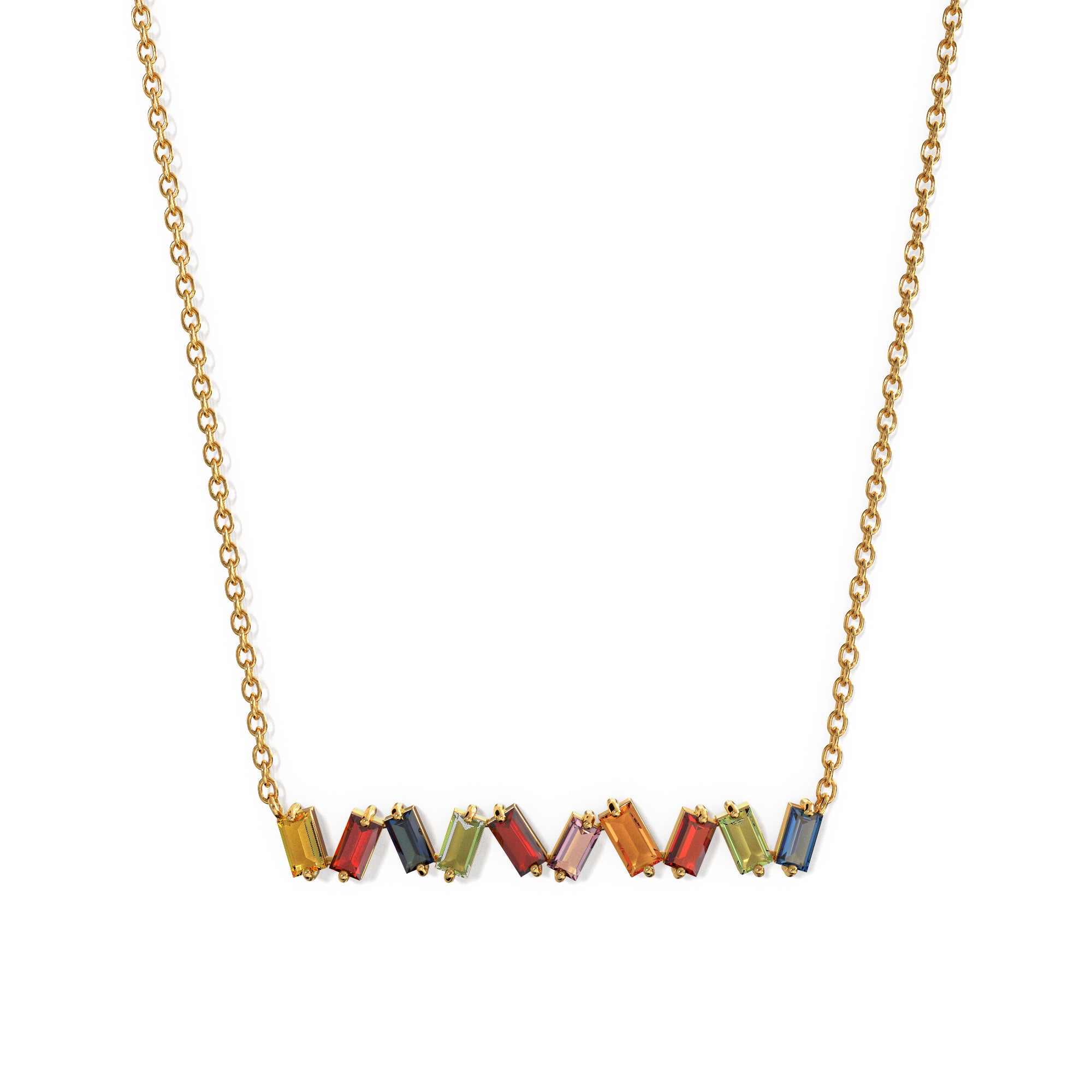 Multi-colour Sapphire Necklace – SueShimmers